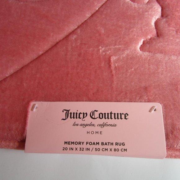 Juicy Couture | Bath | Juicy Couture Scotties Heart Bathroom Xl Memory ...